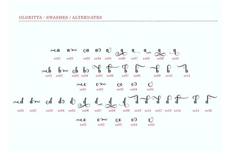 Gloritta Script Font Fonts