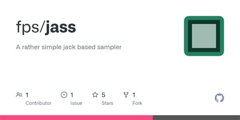 GitHub Fps Jass A Rather Simple Jack Based Sampler