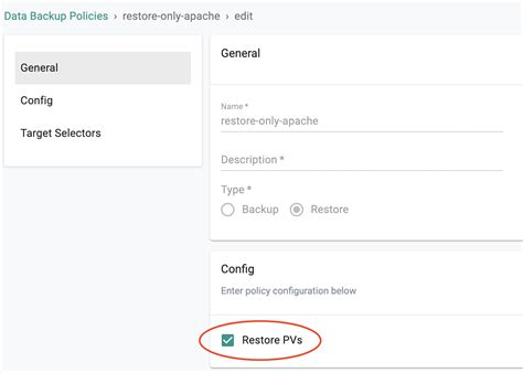 Kop Backup Restore Policy Rafay Product Documentation