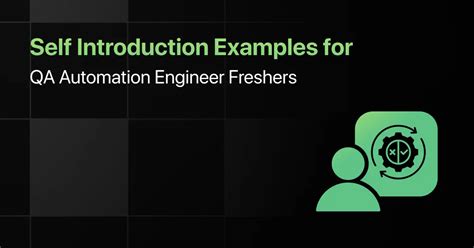 Best Self Introduction Examples For Qa Automation Engineers