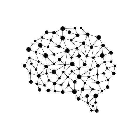 Human Brain From Nodes And Connections Neural Network 3076902 Vector Art At Vecteezy