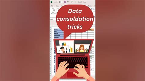 data consolidation trick in excel excel words exceltips exceltricks