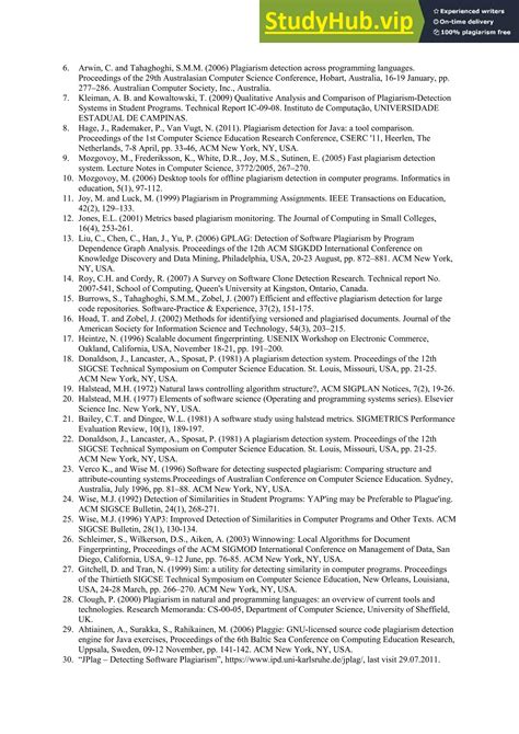 A Source Code Similarity System For Plagiarism Detection Pdf