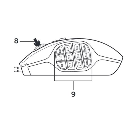 Logitech G600 MMO Gaming Mouse At 5620 Logitech Gaming Mice In New Delhi ID 19306781255