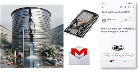 Esp32 Water Leak Email Notification Esp32 Tutorial