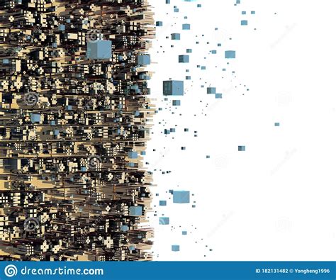 Cube Intelligent Technology And Data Transmission Digital Intelligent