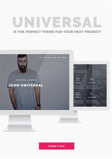 Universal Smart Multi Purpose Html5 Template Buy On Templates Expert