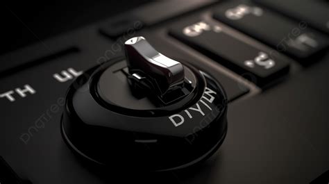 toggle switch rendered in 3d with black color background switch