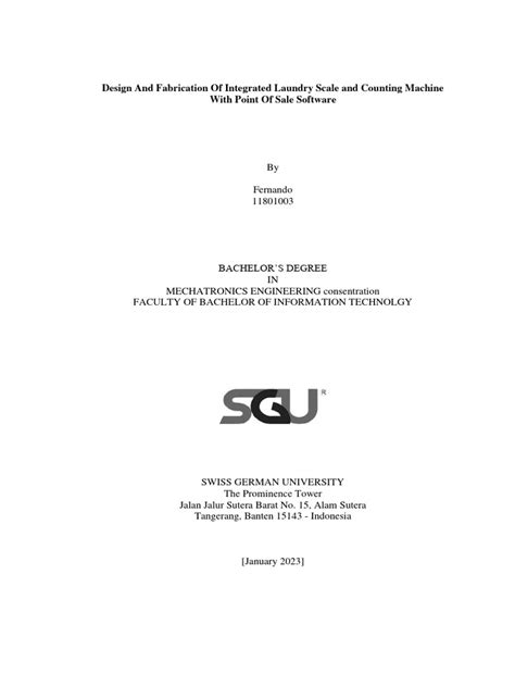 Thesis Workmt Fernando11801003 Pdf Point Of Sale Microcontroller