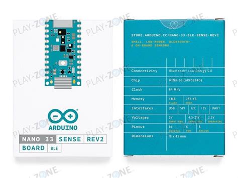 Play Zonech Original Arduino Nano 33 Ble Sense Rev 2