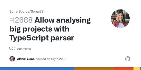 allow analysing big projects with typescript parser · issue 2688