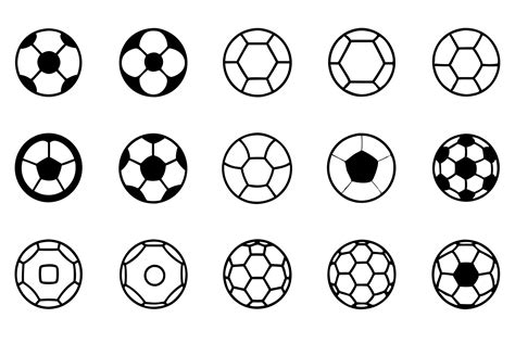 Soccer Ball Line Art