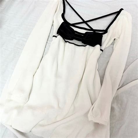 글래머러스제인 왕리본 화이트 튜닉탑 오네갸루 히메갸루 페어리 긱시크 일브 후루츠패밀리 글래머러스제인 왕리본 화이트 튜닉탑 오네갸루 히메갸루 페어리 긱시크 일브 후루츠패밀리