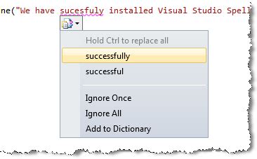 Visual Studio Spell Checker Add In For Visual Studio And