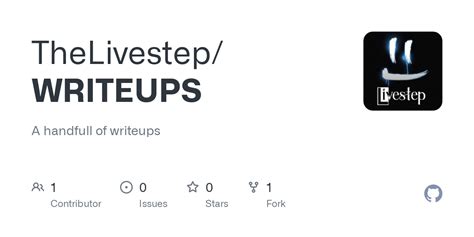 Github Thelivestepwriteups A Handfull Of Writeups