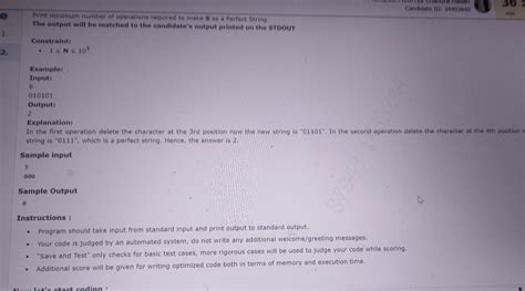 Solved Problem Statement A String Str Of Size N Is