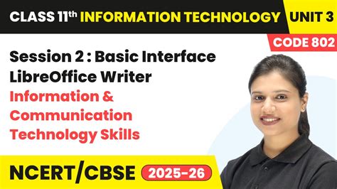 Session 2 Basic Interface Libreoffice Writer Ict Skills Class 11 It