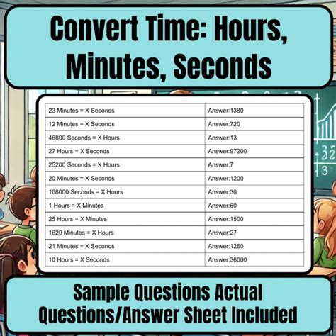 Convert Time Hours Minutes Seconds Battleship Math I0330 By Gamified Edutech