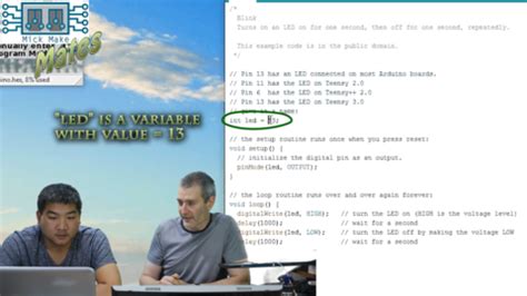 Learning Arduino Digital Outputs Episode Tutorial MickMake Live Learn Make