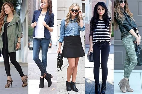 Botines Con Faldas Y Botines Con Jeans Consejos Y Looks De Moda
