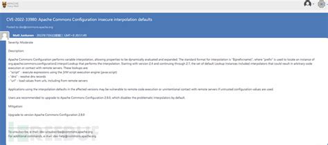 cve 2022 33980 apache commons configuration 远程命令执行漏洞分析 freebuf网络安全行业门户