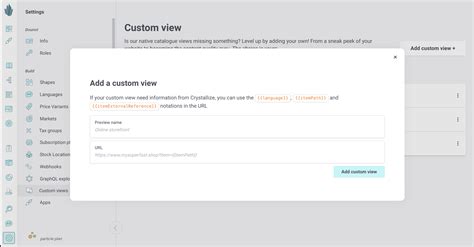 Responsive Custom Views Crystallize
