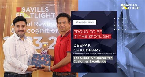 Deepak Chaudhary On Linkedin Savillsspotlight Savillsindia Spotlightawards 25 Comments