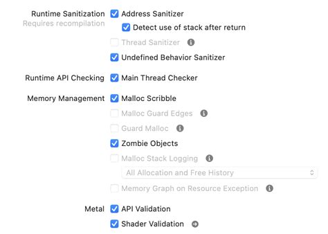 Xcode Difference Of Use Of Stack Memory After Return Between Native