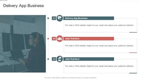 Delivery App Business PowerPoint Presentation And Slides PPT Example SlideTeam