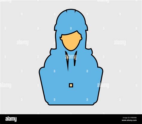 Colorful Computer Engineer Icon Female Symbol With Computer Monitor Stock Vector Image Art