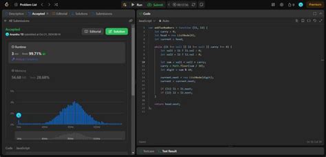 Ananthu Td On Linkedin 100daysofcode Leetcode 100daysofcode Javascript Linkedlists