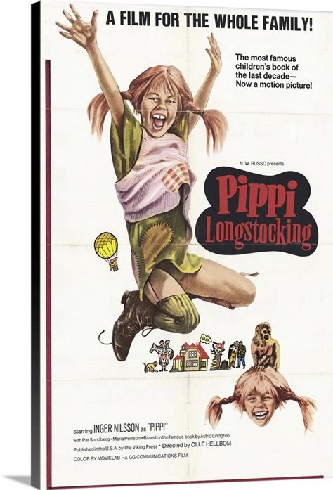 Pippi Longstocking 1974 Wall Art Canvas Prints Framed Prints Wall