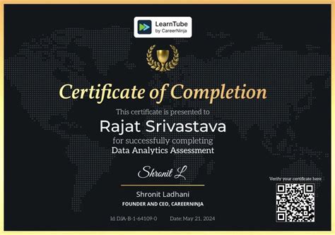 rajat srivastava on linkedin just finished the course and officially certified in “data analytics…