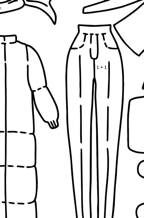 Раскраска зимняя одежда ♥ Онлайн и Распечатать Бесплатно