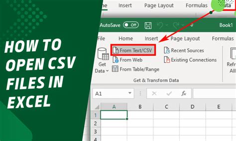 How To Open Csv Files In Excel Earn And Excel