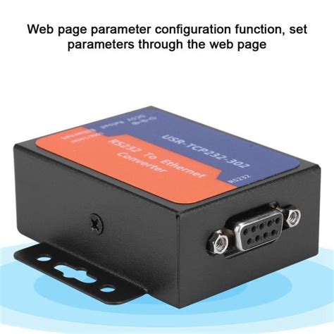 เซรฟเวอรพอรตอนกรมขนาดเลกตวแปลงโมดล Serial to Ethernet USR TCP232 302 Lazada co th