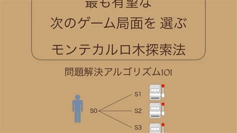 最も有望な次のゲーム局面を選ぶモンテカルロ木探索法 Youtube