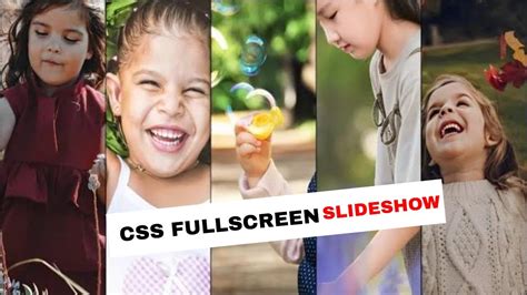 Css Full Screen Slide Show Pure Htmlandcss Tutorial Watch Code Online Youtube