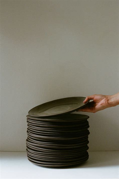 Handmade Ceramic Plates By Olivia Fiddes Ceramics Pottery Hands