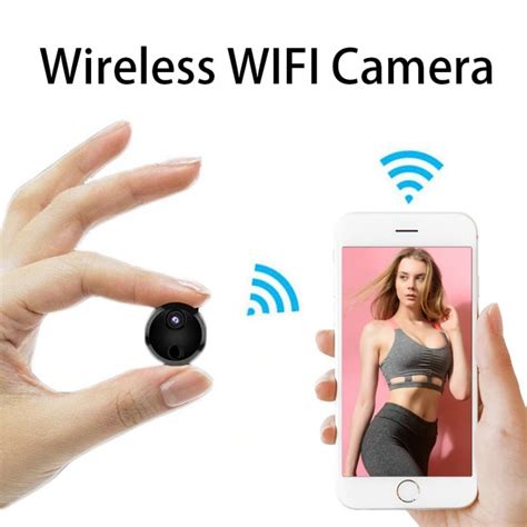 Безжична мини видео камера с висока резолюция FULL HD 1080P IP WIFI ...