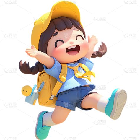 人物系列3d女孩卡通人物