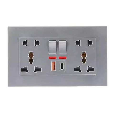 Factory Modern Switch Electrical Sockets Switches UK Standard Electric Accessories Switch Socket