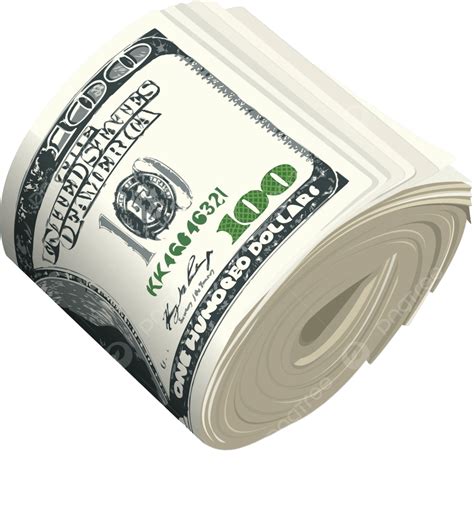 Money Rolled Up Symbol Currency Wealth Vector Symbol Currency Wealth