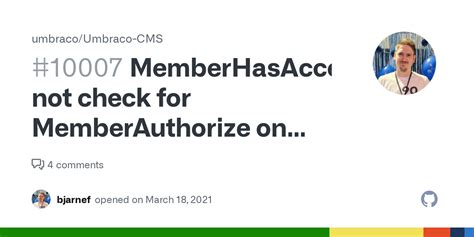 Memberhasaccess Not Check For Memberauthorize On Controller · Issue 10007 · Umbracoumbraco Cms