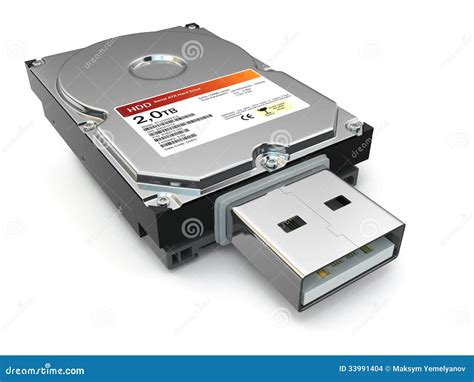Usb File Back Up External Hard Drive Stock Illustration Illustration Of Connect Computers
