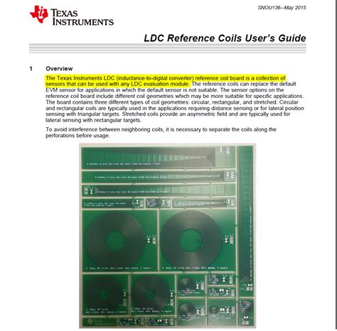 LDC0851 LDC Reference Coils Sensors Forum Sensors TI E2E Support Forums