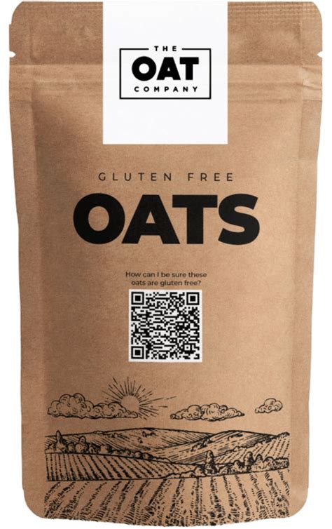 The Qr Code On The Packaging Of The Oats Which Opens The App Showing
