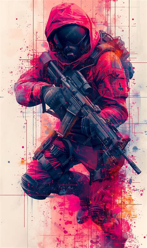 Premium Photo Design Of Tactical Assault Trooper In Powered Armor And