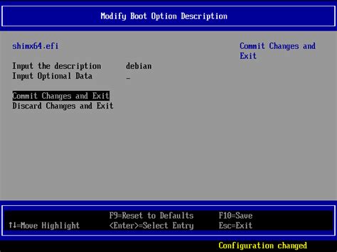 OVMF UEFI Boot Entries Proxmox VE