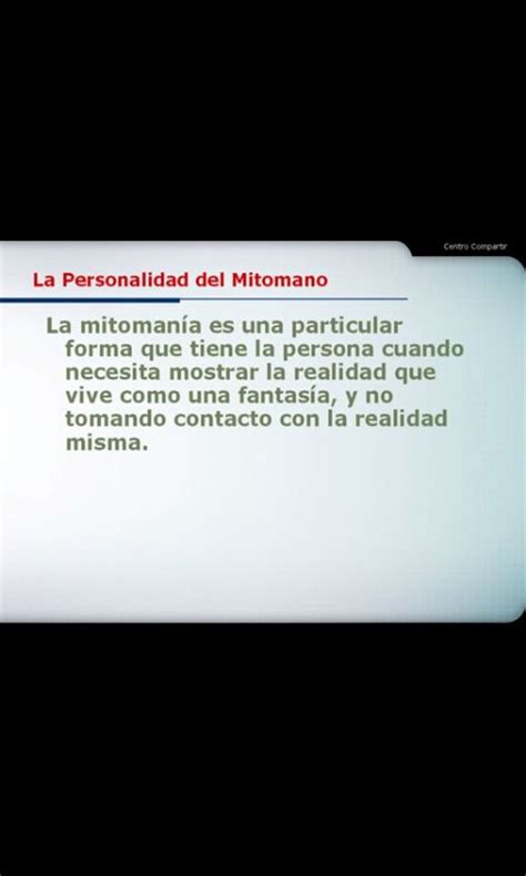 Mitomania Mitomanía Trastornos Psicologicos Motivacion